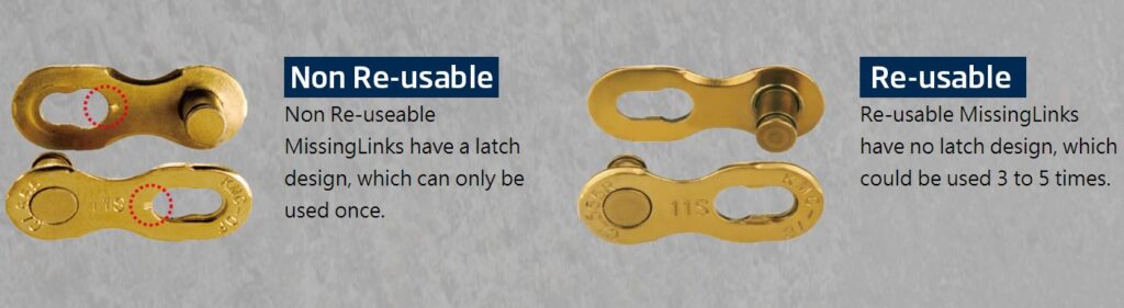 KMC Missing Link, 11 speed, Re-useable. - Uccello Cycles